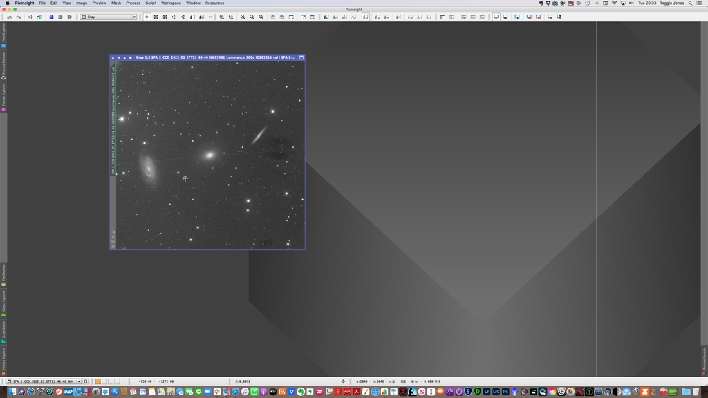 Pixinsight Readout Data Preview Telescope Live